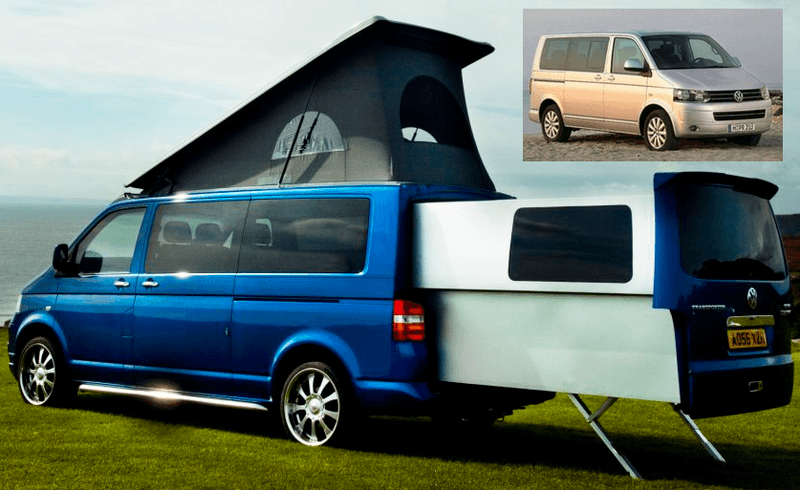 Fabrican una camioneta que se transforma en caravana de camping