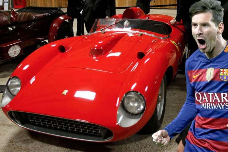 Messi y la Ferrari 335 S Spider: el auto más caro del mundo